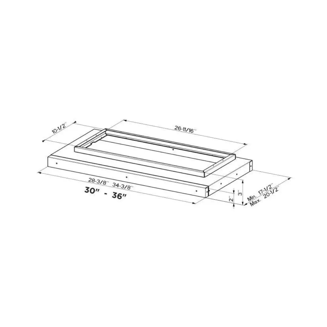 Forro autoportante de 30" de ancho con hardware- accesorio para – James ...